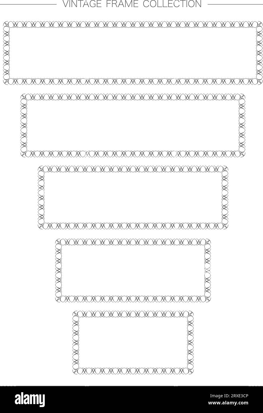 Rectangle frame clipart Stock Vector Images - Alamy