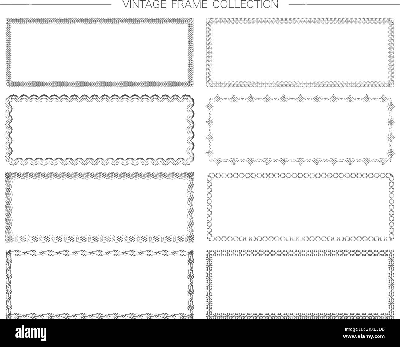 Ornamental border clipart hi-res stock photography and images - Alamy