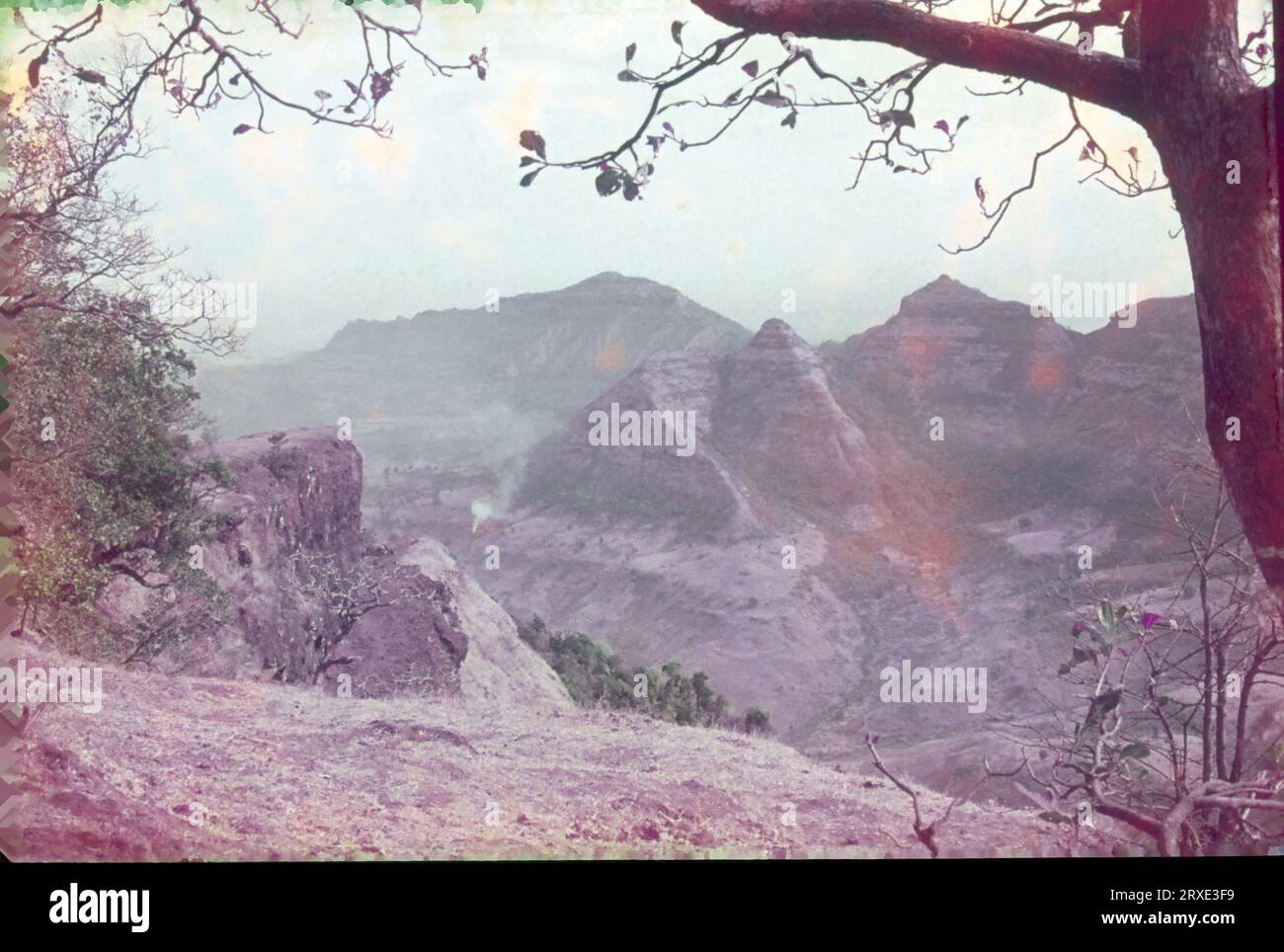 Mountain Ranges at Matheran Hill Station, Maharashtra, India Stock ...