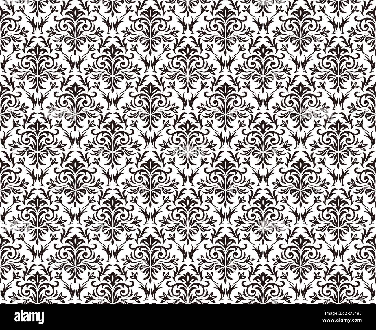 Vintage seamless damask hi-res stock photography and images - Alamy