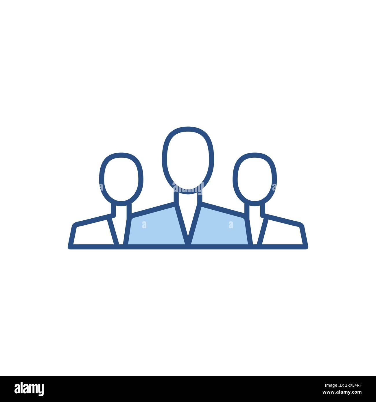 Teamwork related vector icon. Isolated on white background. Vector ...