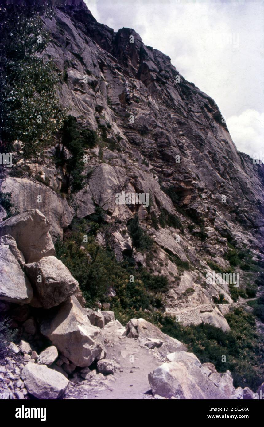 Rock View, Rocky Mountains on Way to Gaumukh, Gangotri, Gomukh, also ...