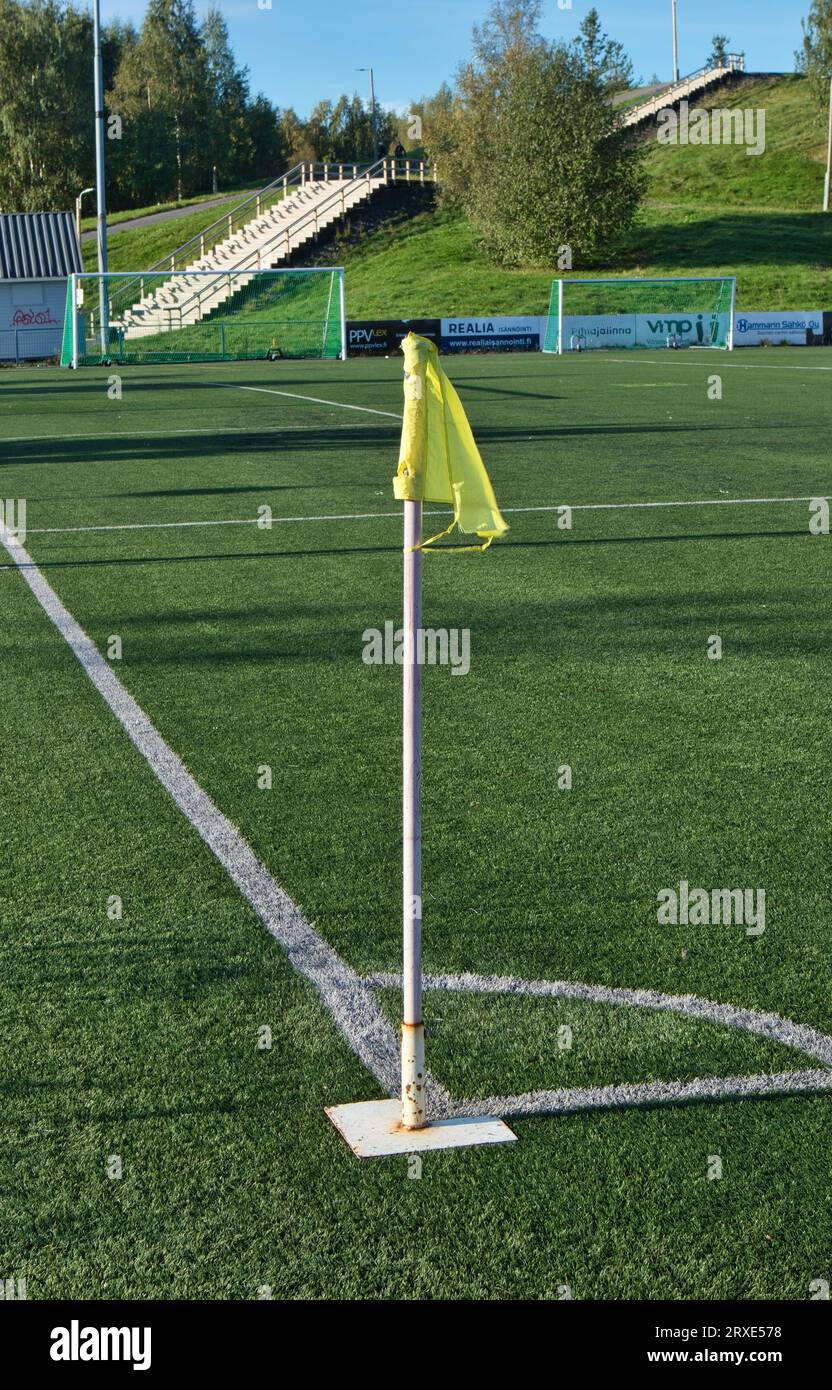 Soccer corner flag hi-res stock photography and images - Alamy