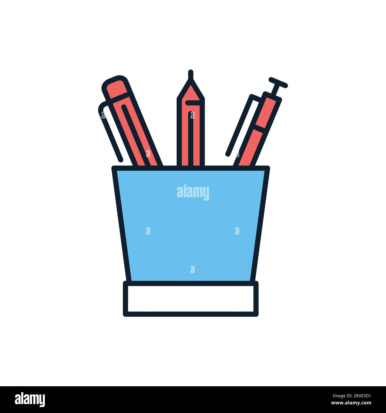 Pencil Stand related vector icon Stock Vector Image & Art - Alamy