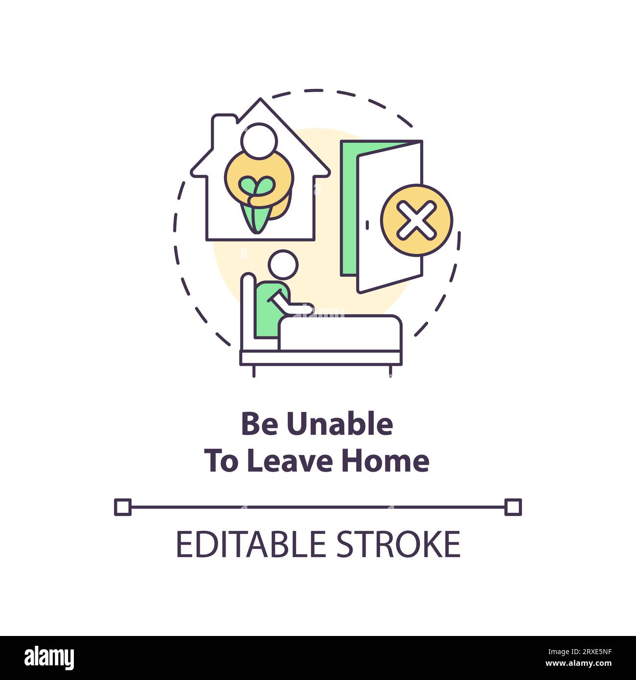 Telehealth at home Stock Vector Images - Alamy