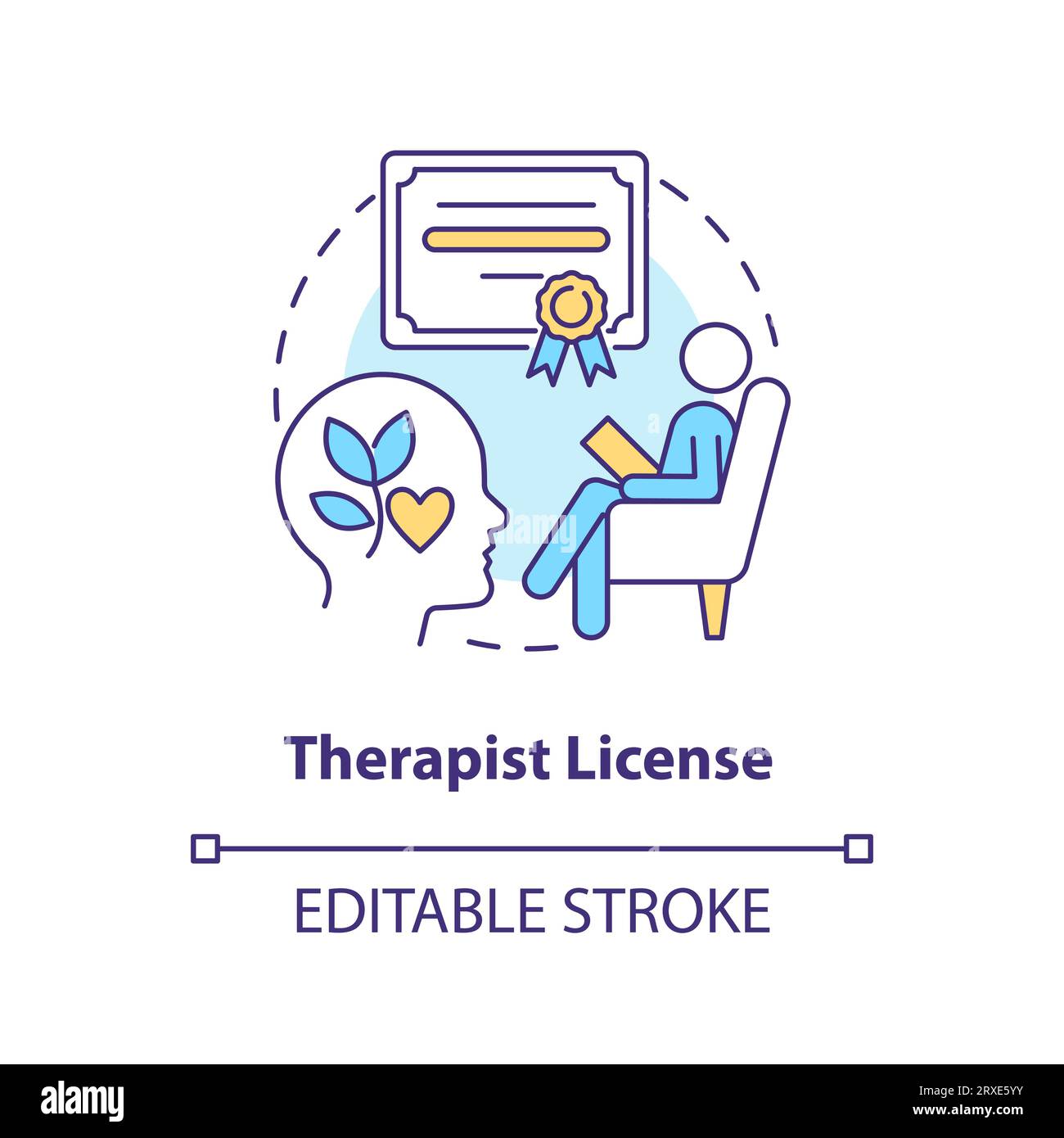 Therapist license hi-res stock photography and images - Alamy