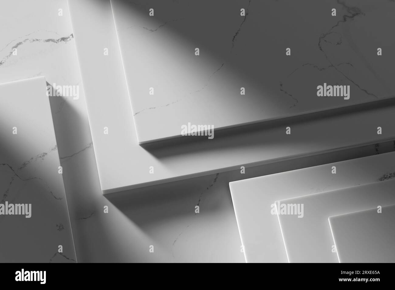 Simple black and white marble background with light streaming in Stock ...