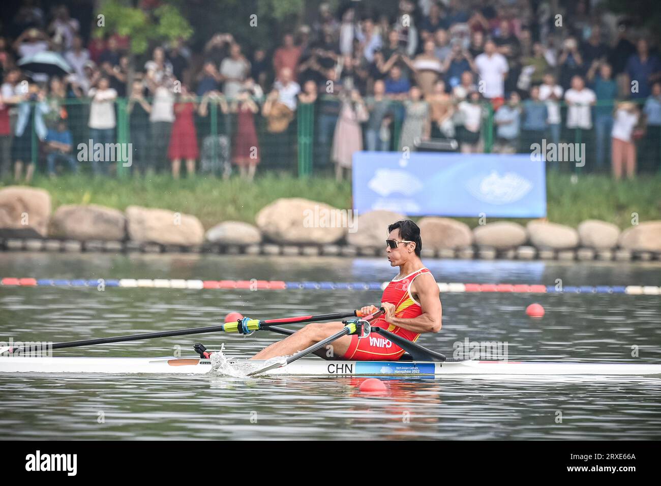 Hangzhou, China's Zhejiang Province. 25th Sep, 2023. Zhang Liang of ...