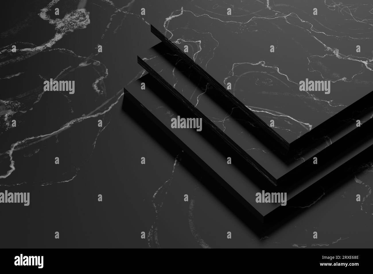 Simple black and white marble background with light streaming in Stock ...