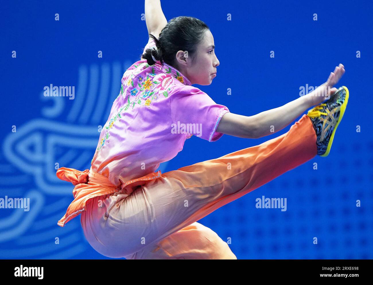 Hangzhou, China's Zhejiang Province. 25th Sep, 2023. Sushmita Tamang of ...