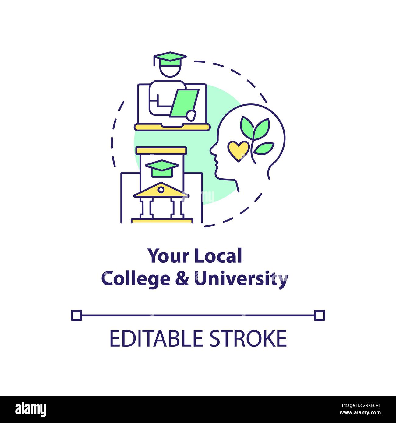 Local university Stock Vector Images - Alamy