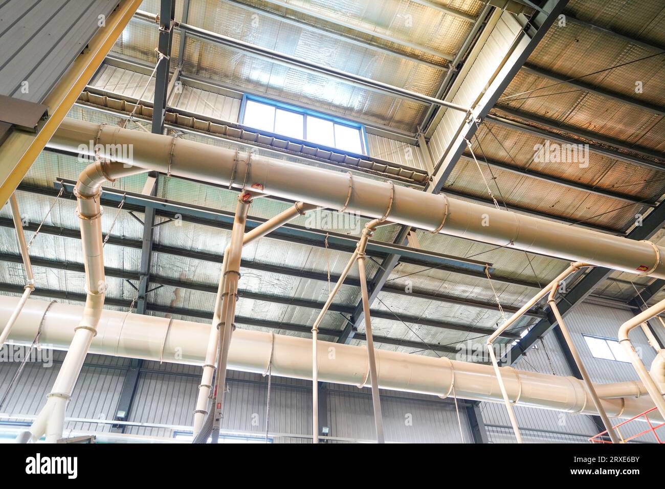 Pipeline facilities in a factory Stock Photo - Alamy