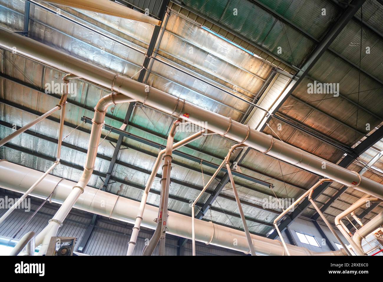 Pipeline facilities in a factory Stock Photo - Alamy