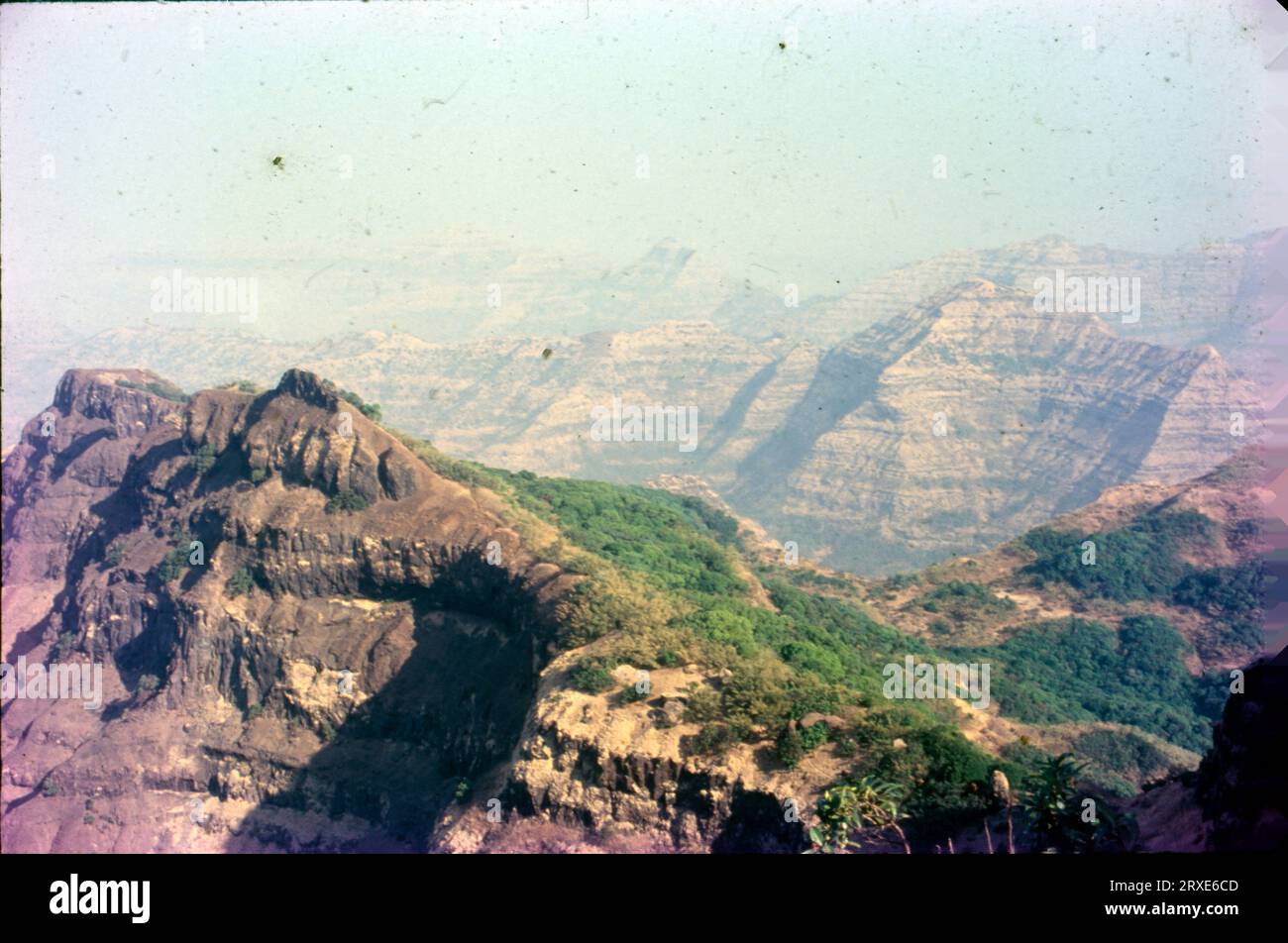 Shayadri Range of Mountains in Maharashtra India Stock Photo - Alamy