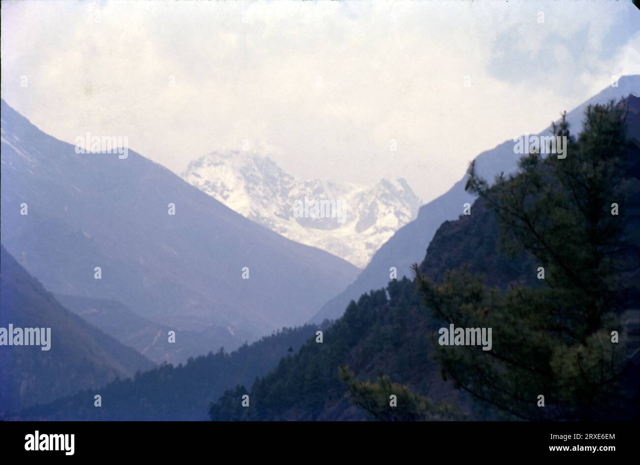 Rising at the border of Tibet and Nepal, Mount Everest formed from a ...