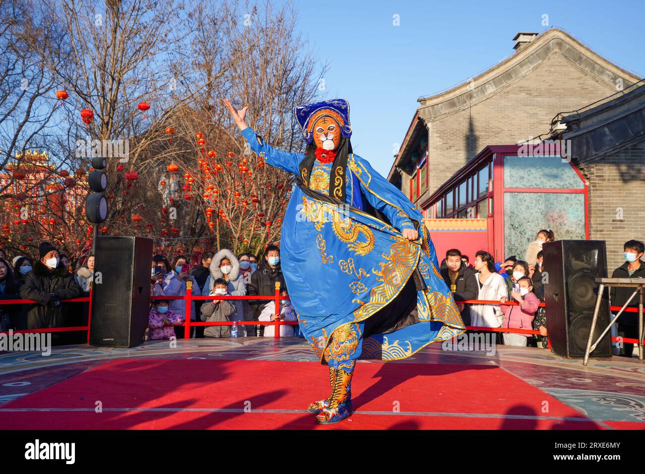 Fengnan City, China - February 4, 2023: Sichuan Opera Face Changing ...