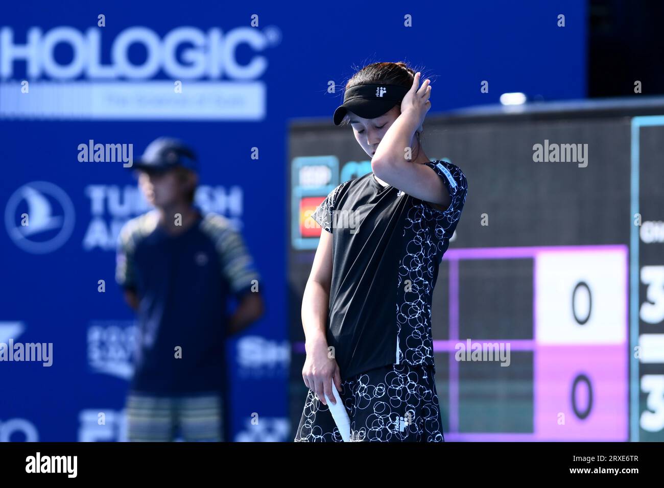 Ariake Coliseum during TORAY Pan Pacific Open Tennis Tournament 2023, Japan. 25th Sep, 2023 ...