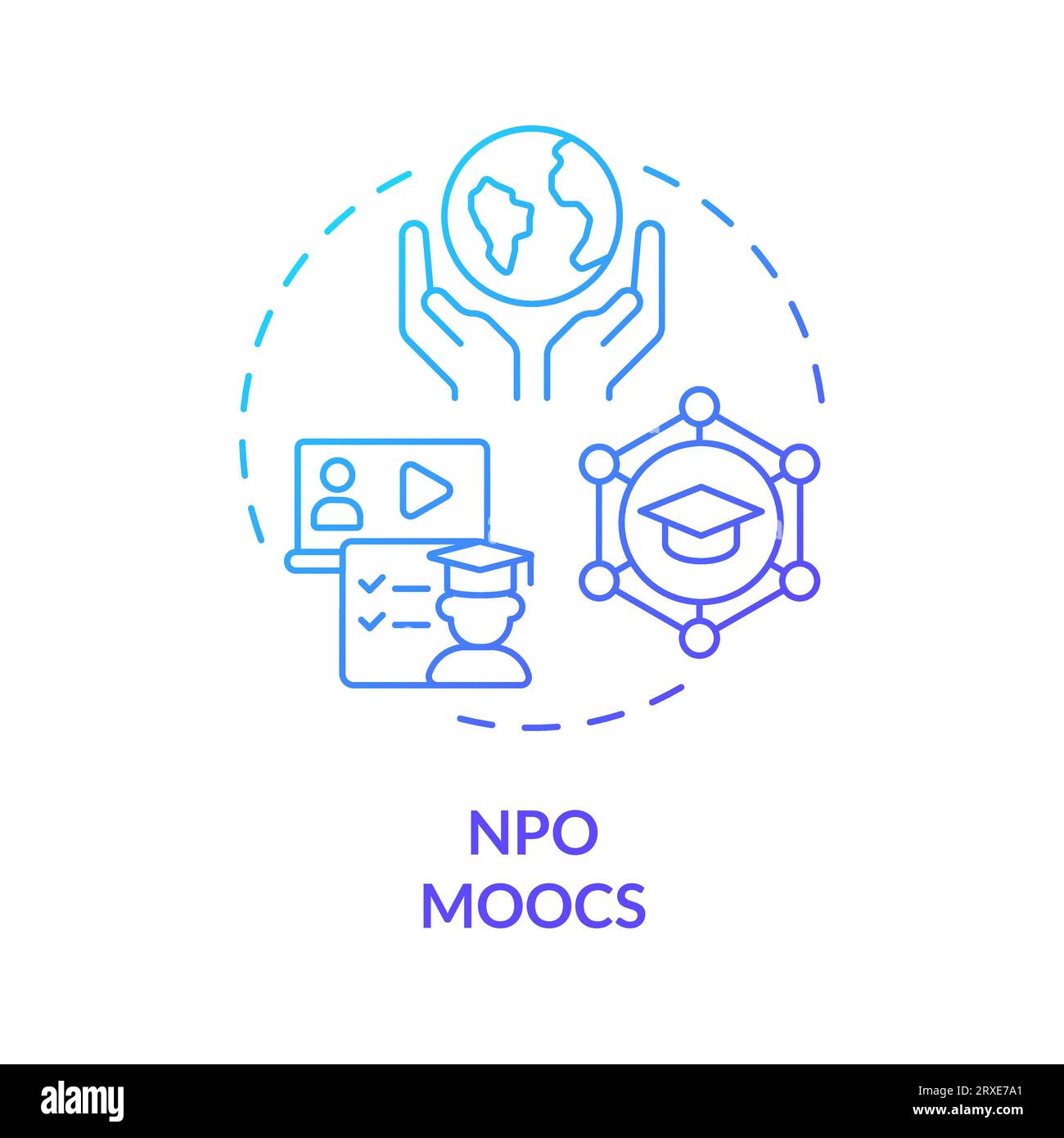 Npo logo design Stock Vector Images - Alamy