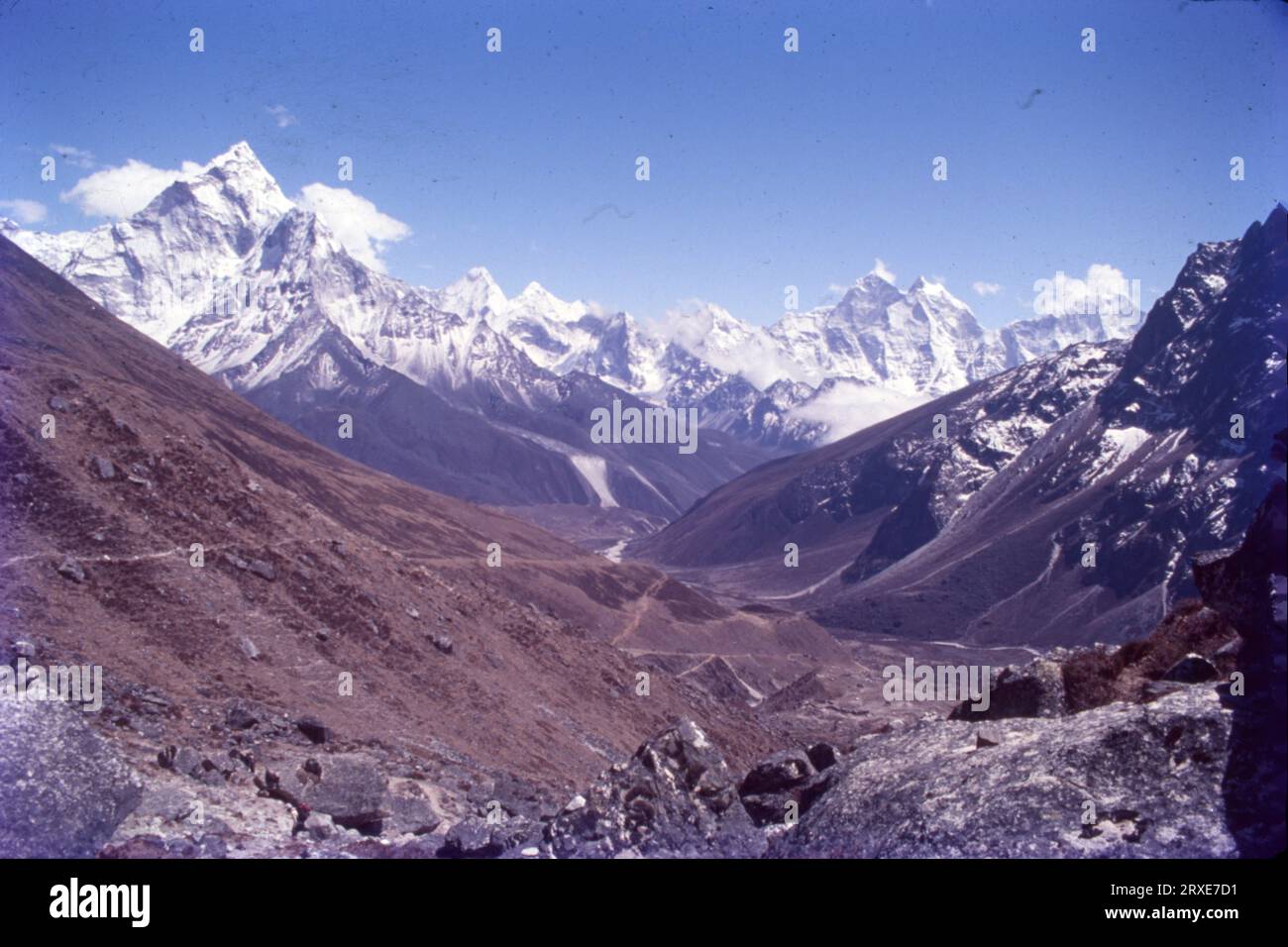 Lobuche is a Nepalese mountain which lies close to the Khumbu Glacier ...