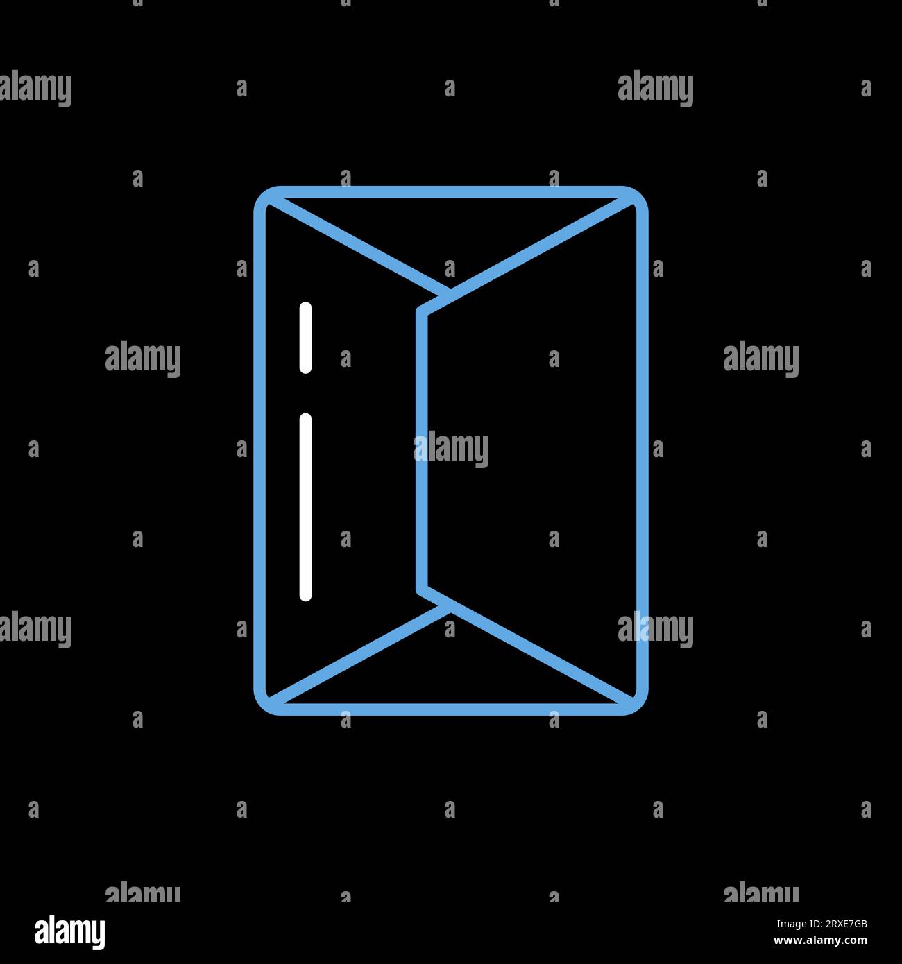 Block of butter package vector on black background icon. Dairy product ...