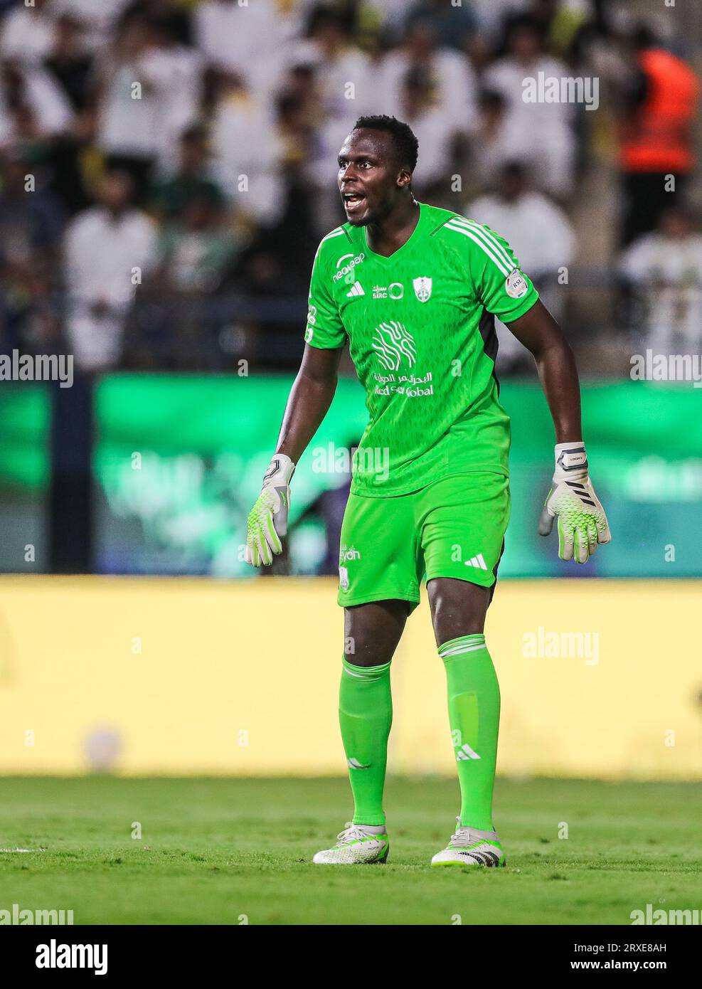 Edouard Osoque Mendy #16 of Al-Ahli Saudi FC in action during their ...