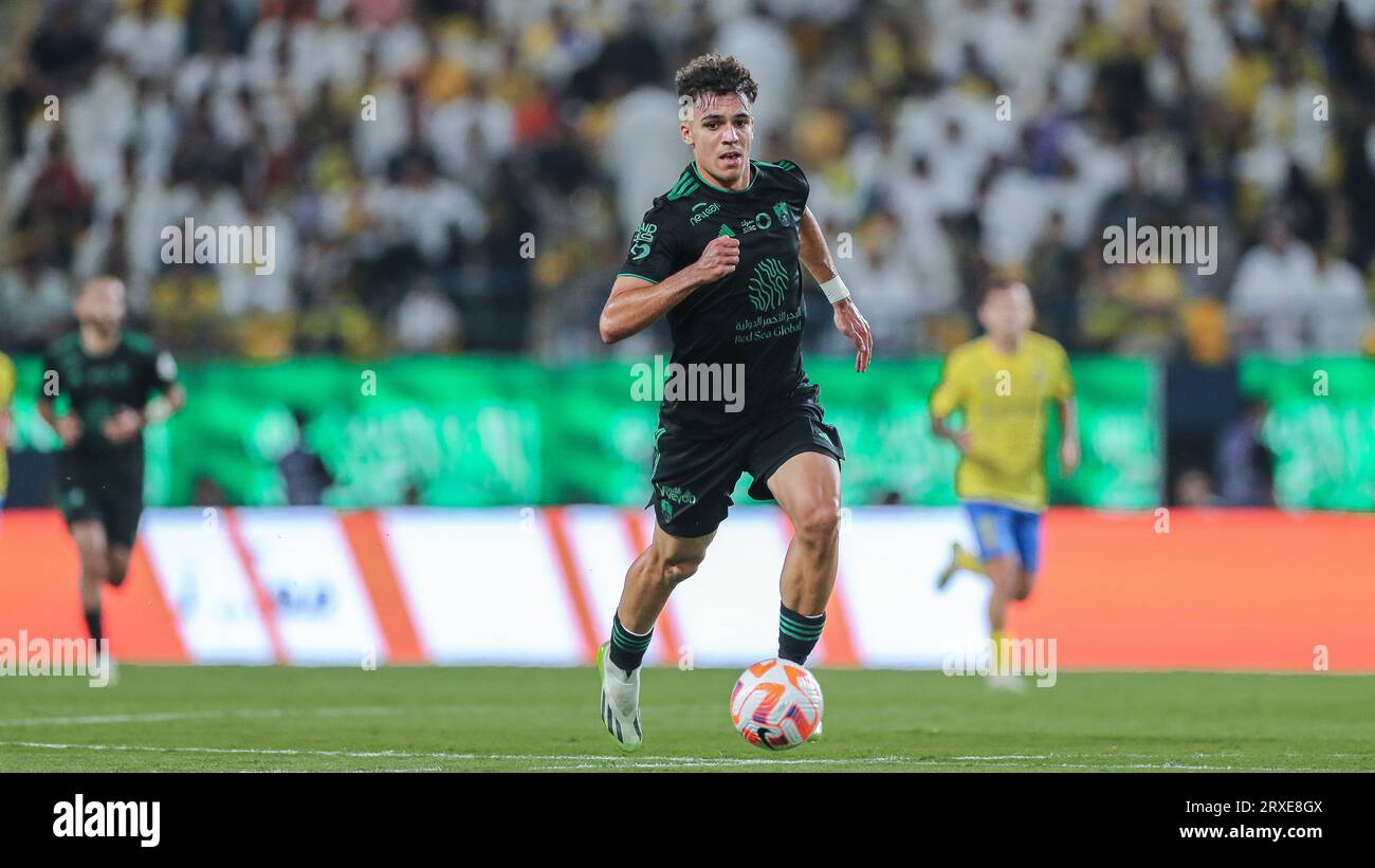 Gabriel Veiga #24 of Al-Ahli Saudi FC looks on during their Match Day 7 ...