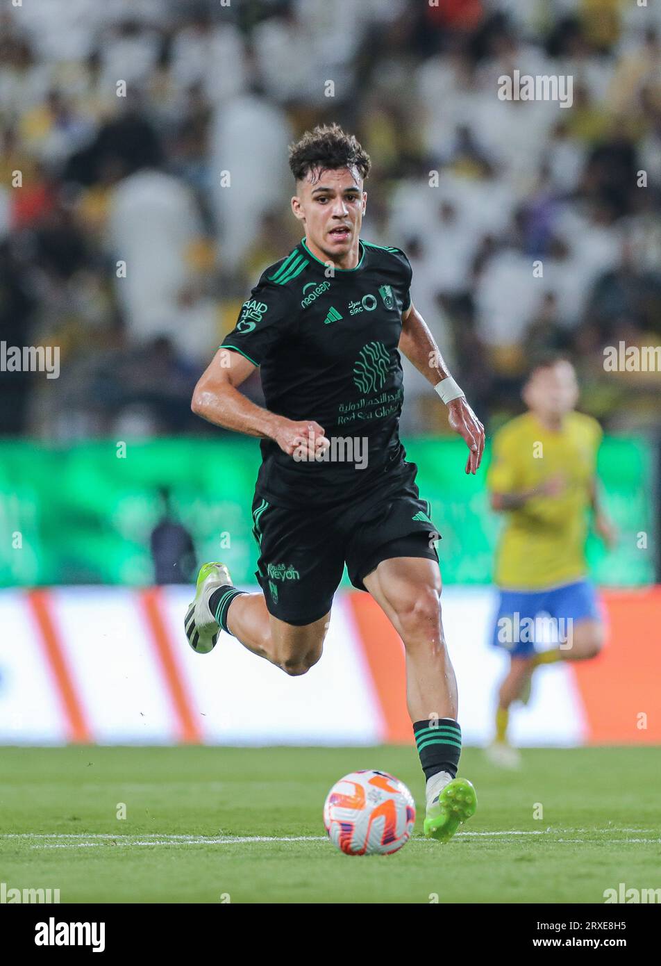 Gabriel Veiga #24 of Al-Ahli Saudi FC looks on during their Match Day 7 ...