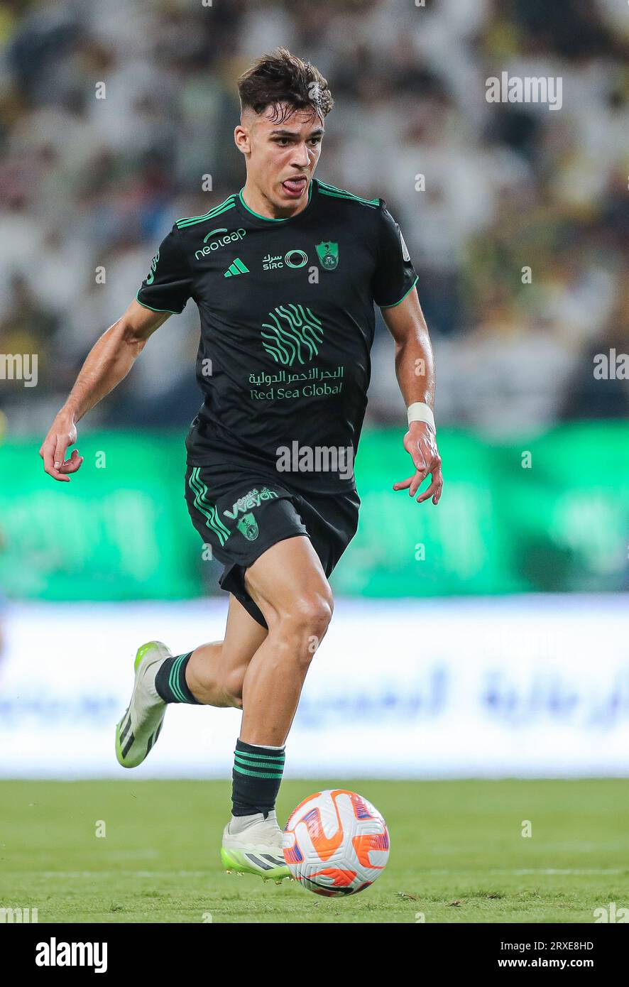 Gabriel Veiga #24 of Al-Ahli Saudi FC looks on during their Match Day 7 ...