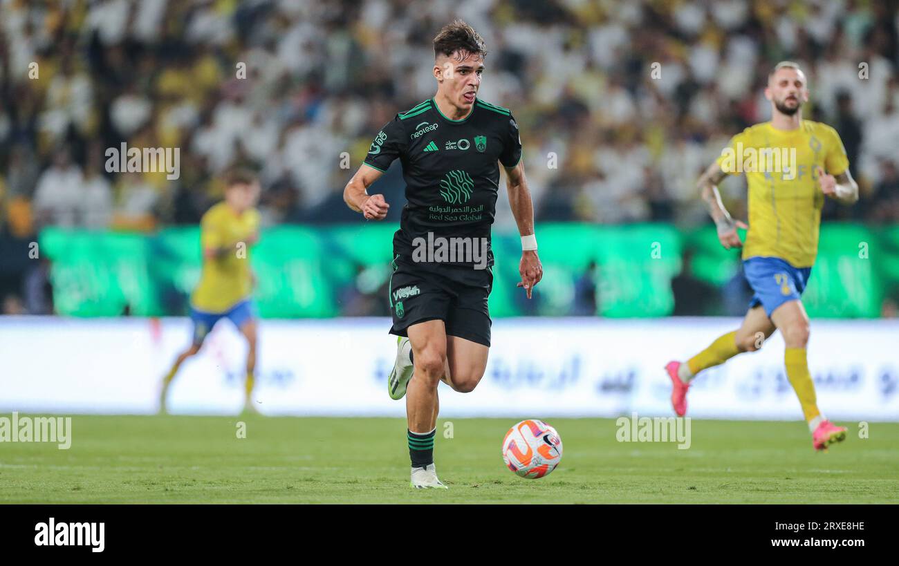 Gabriel Veiga #24 of Al-Ahli Saudi FC looks on during their Match Day 7 ...