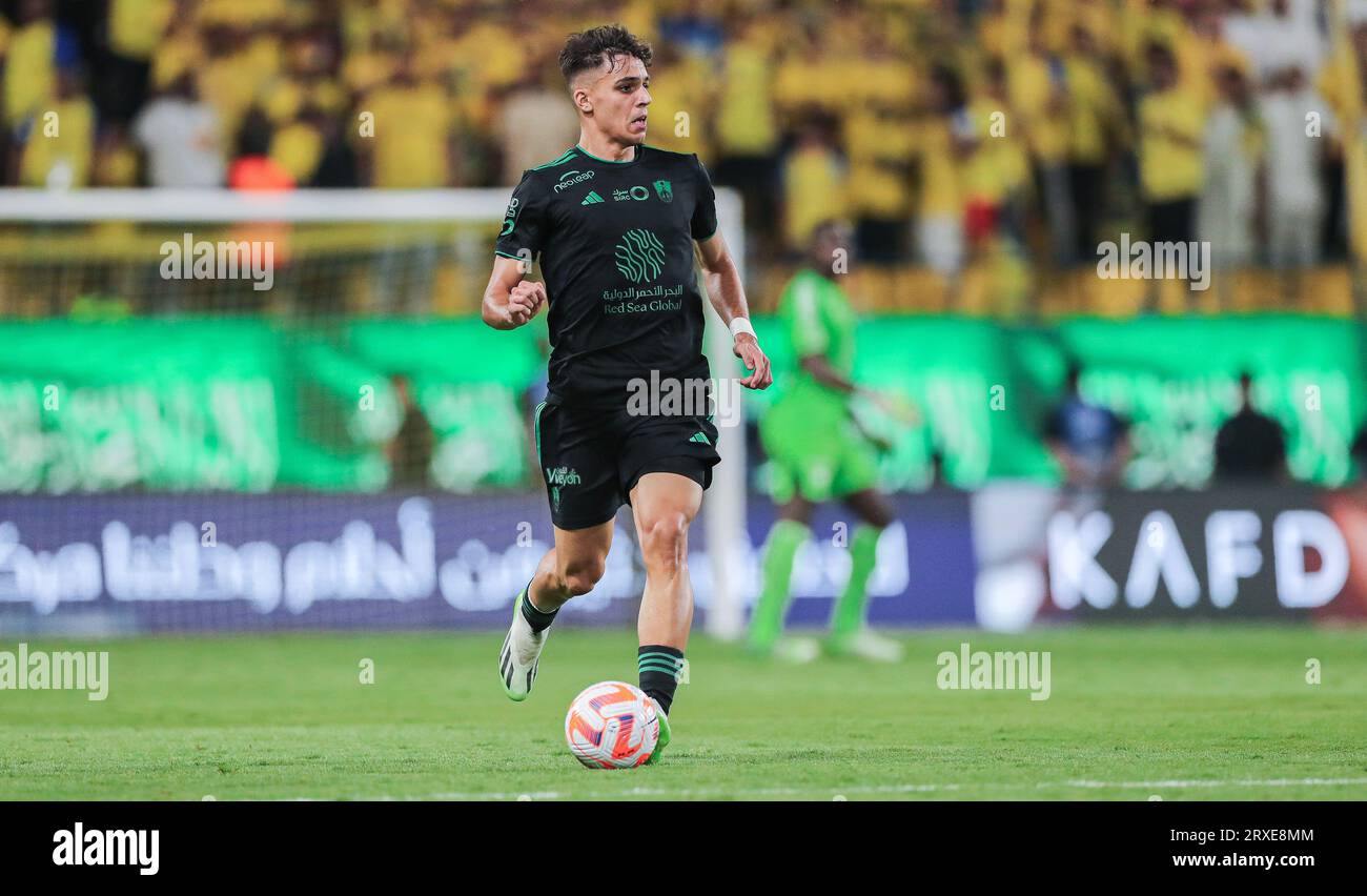 Gabriel Veiga #24 of Al-Ahli Saudi FC looks on during their Match Day 7 ...