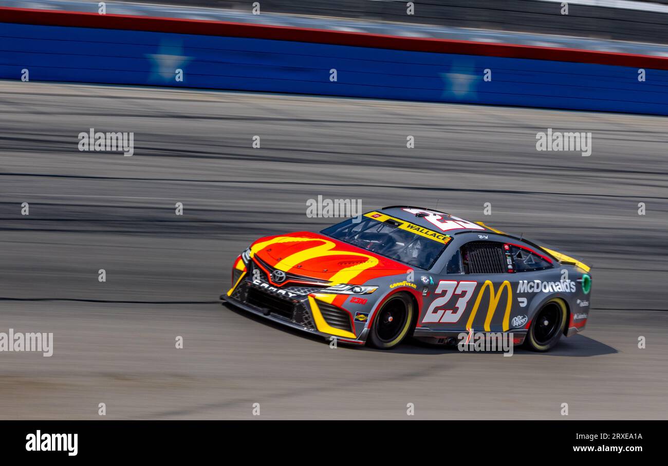 Fort Worth, Texas - September 24rd, 2023: Bubba Wallace, driver of the ...