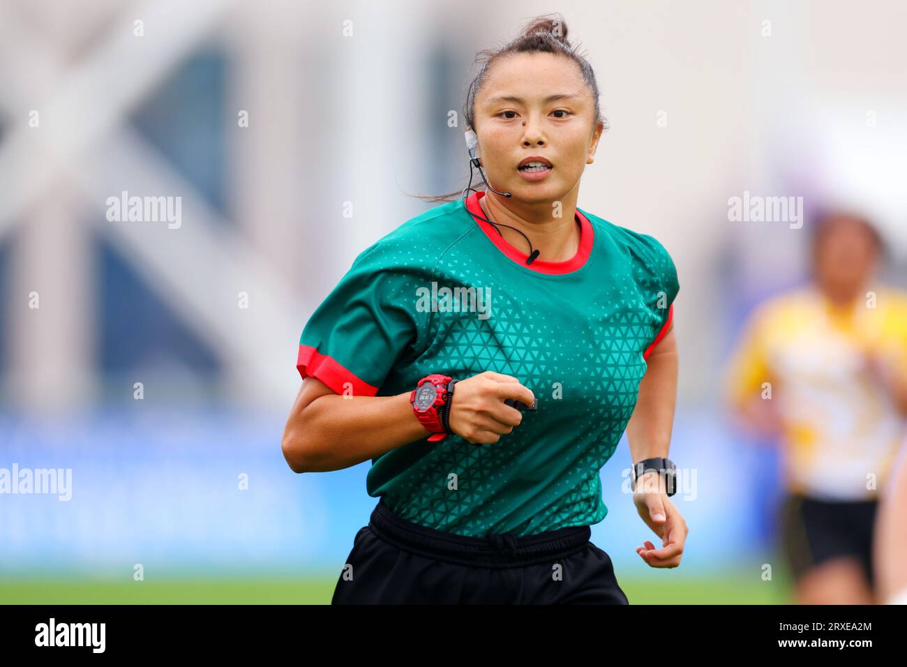 Hangzhou, China. 24th Sep, 2023. Ano Kuwai (referee) Rugby : Women's ...
