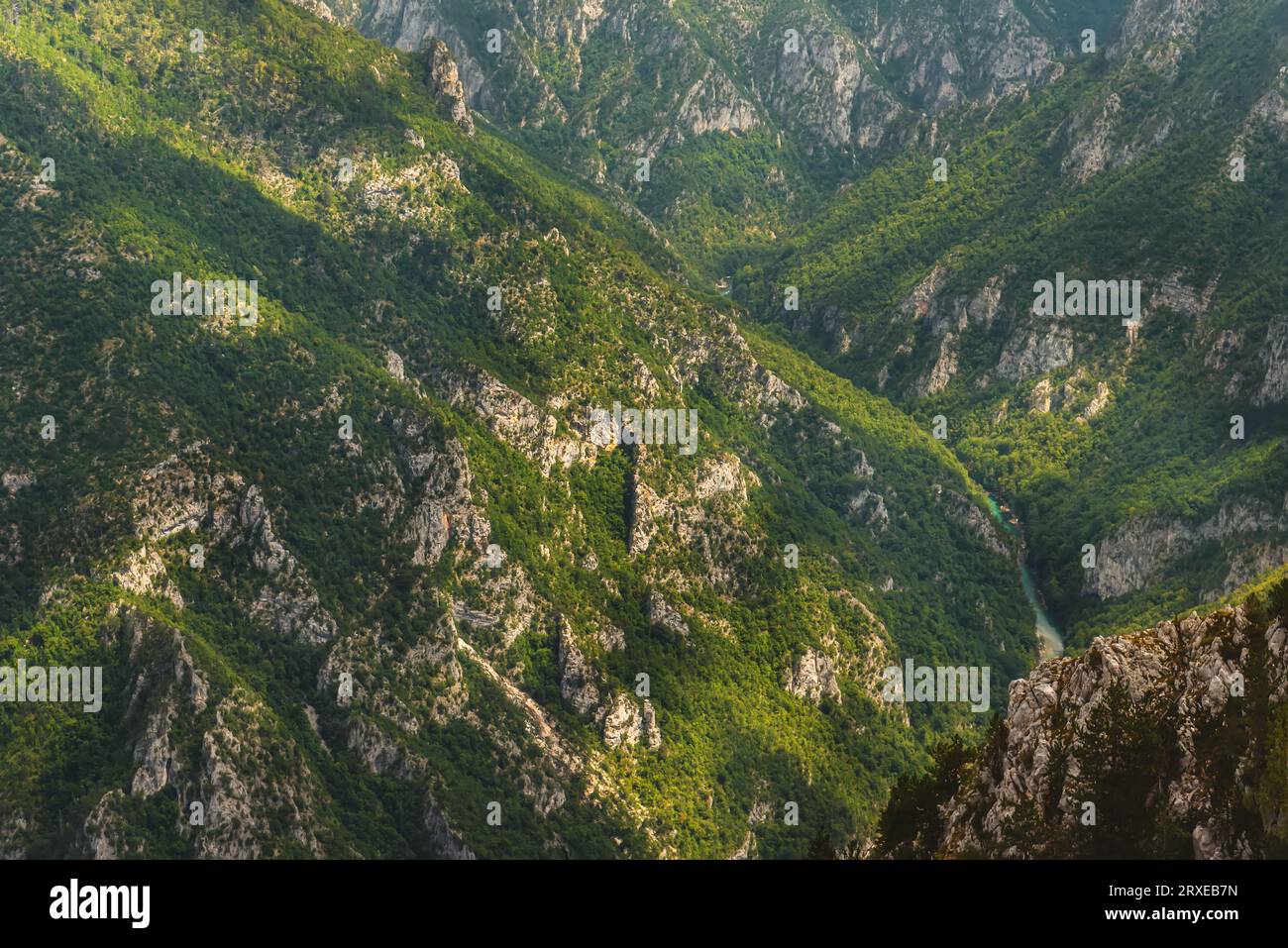 Tara River Canyon Natural Landmark of Montenegro Stock Photo - Alamy