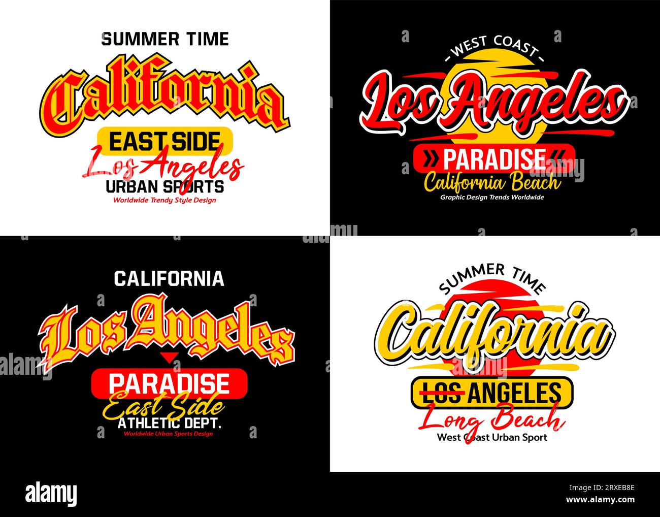 Los angeles california logo Stock Vector Images - Alamy