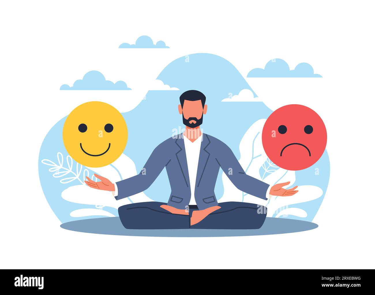 Balance emotional intelligence, emotion control, feelings and ...