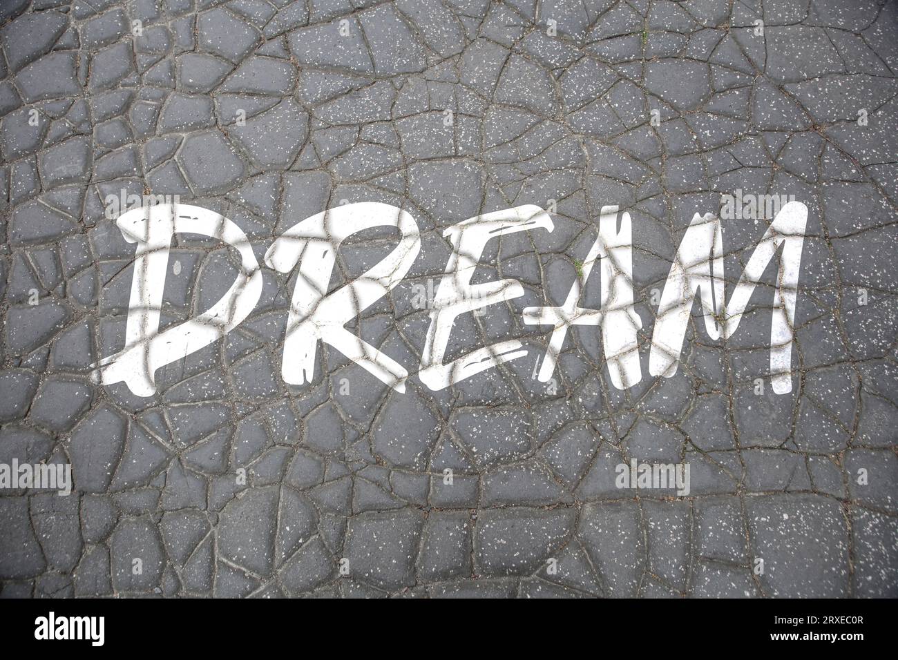 Big text dream written words hi-res stock photography and images - Alamy