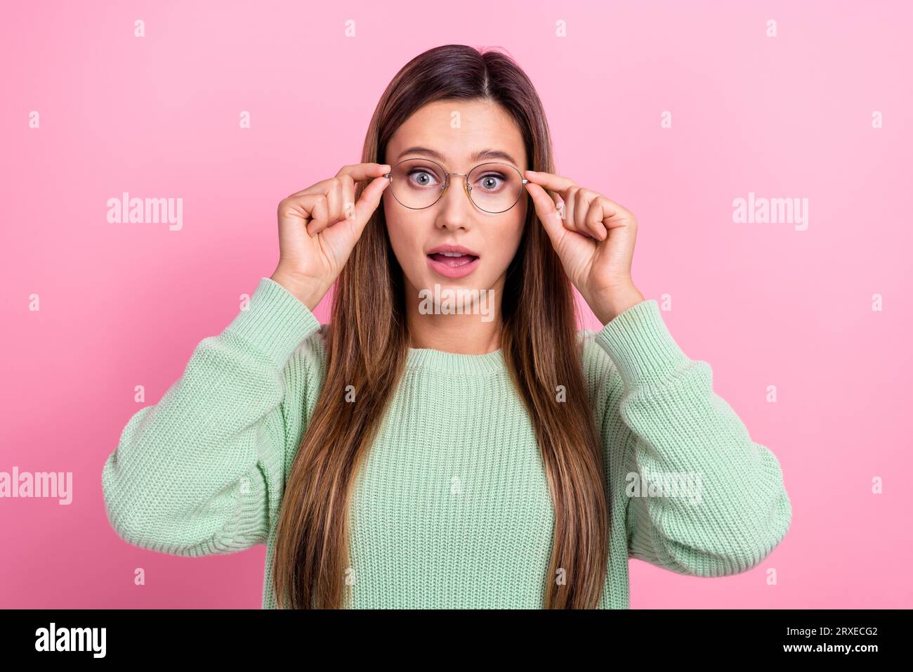 Breaking news reaction girl student find information unbelievable ...