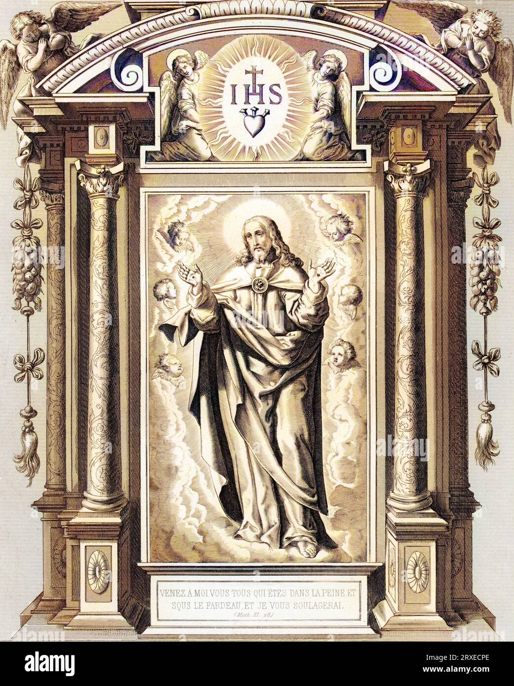 The Life Of Our Lord Jesus Christ. Colored Illustration for The life of ...