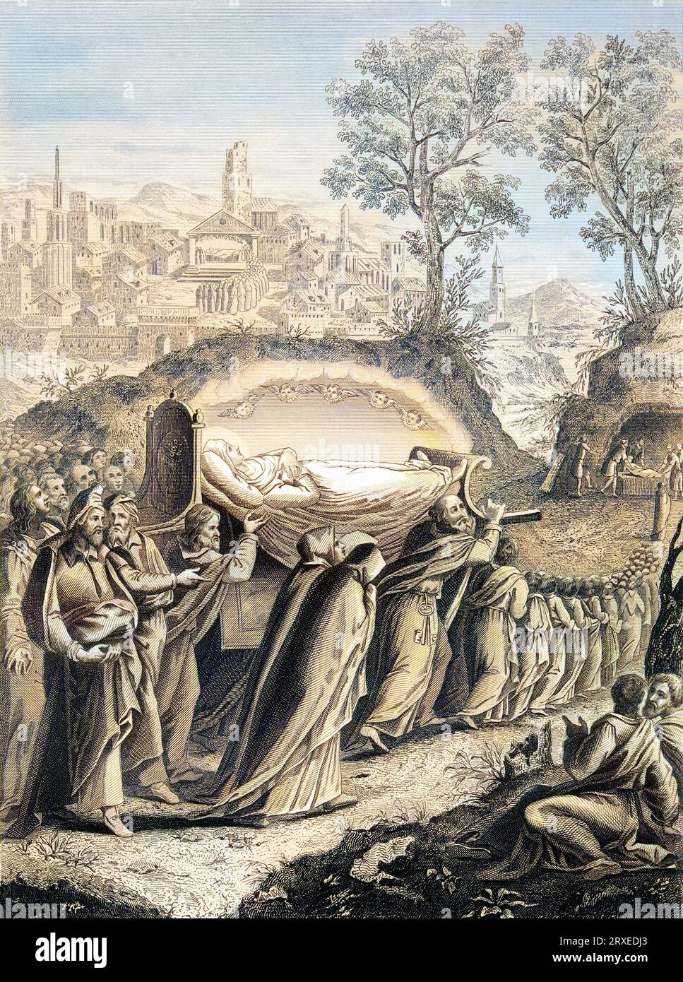 The holy Apostles Peter, Paul and James with others of the twelve ...