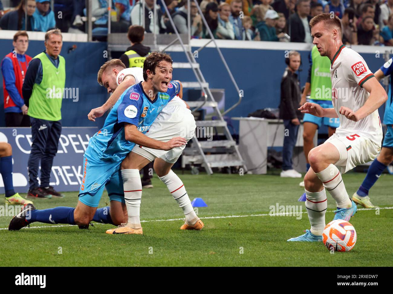 St. Petersburg, Russia. 24th Sep, 2023. Russian Premier League (RPL ...