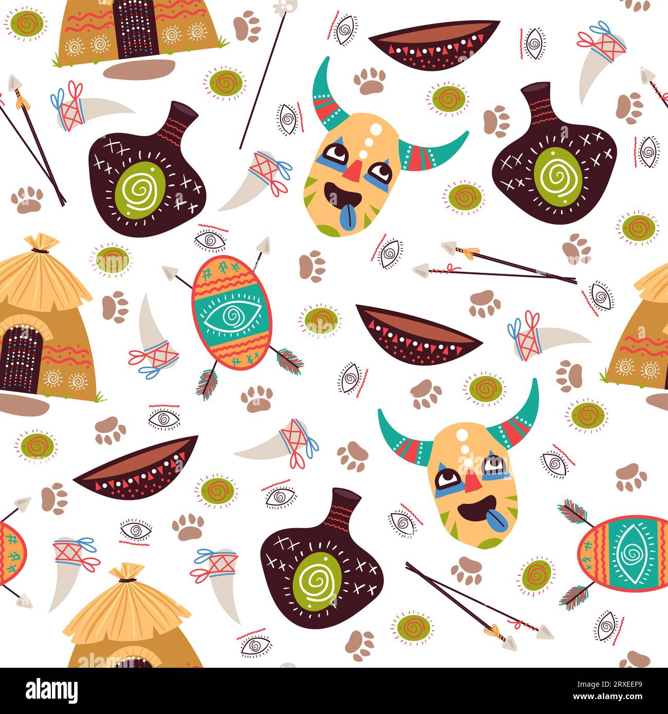African vase Stock Vector Images - Alamy