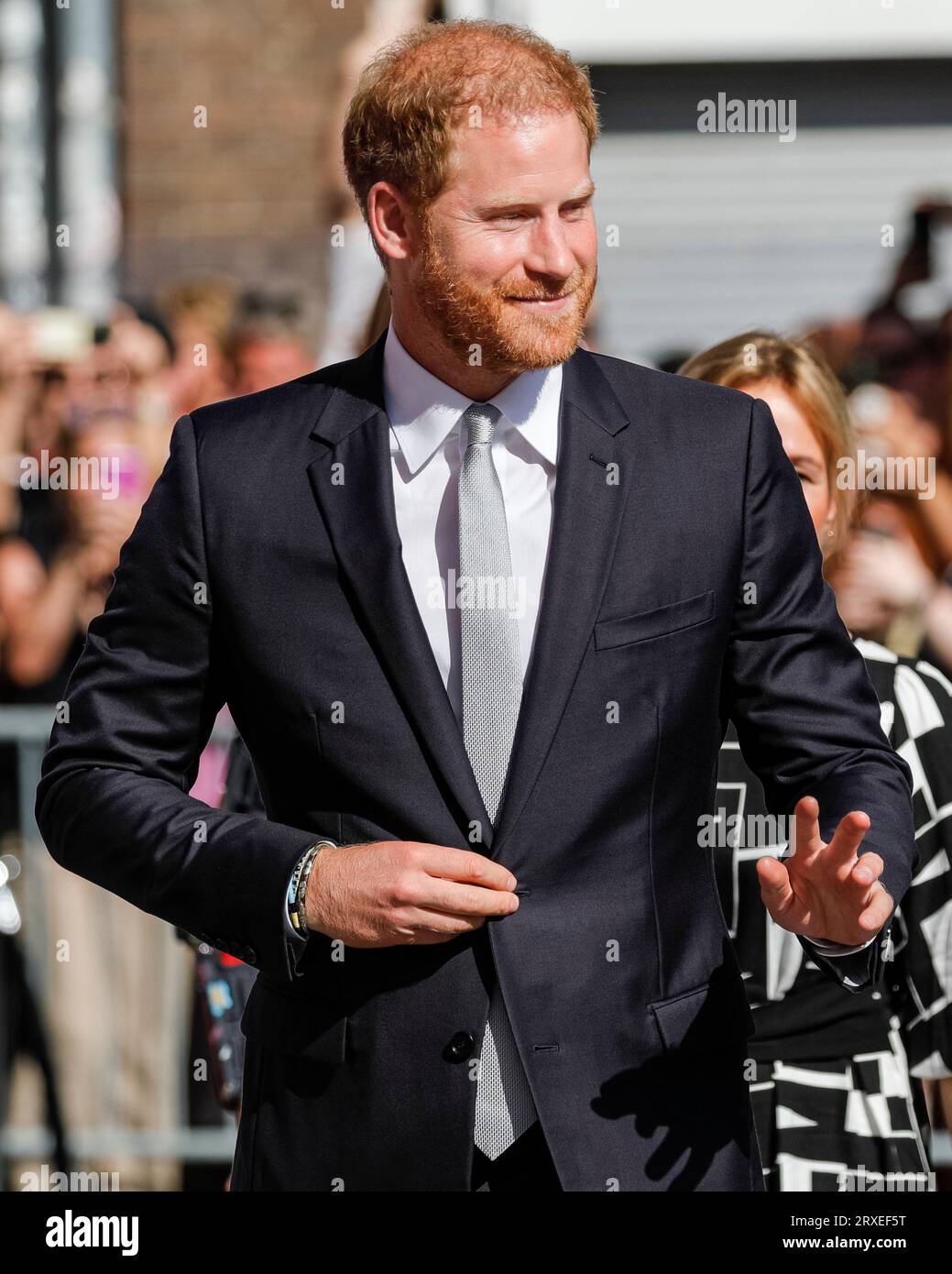 Düsseldorf, Germany, 09th Sep 2023. Prince Harry walks the carpet with ...