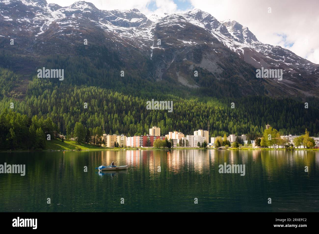 Saint moritz lake summer hi-res stock photography and images - Alamy