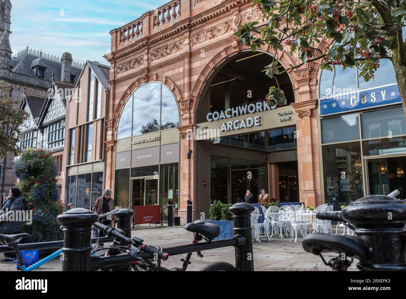 Town centre of chester hi-res stock photography and images - Alamy