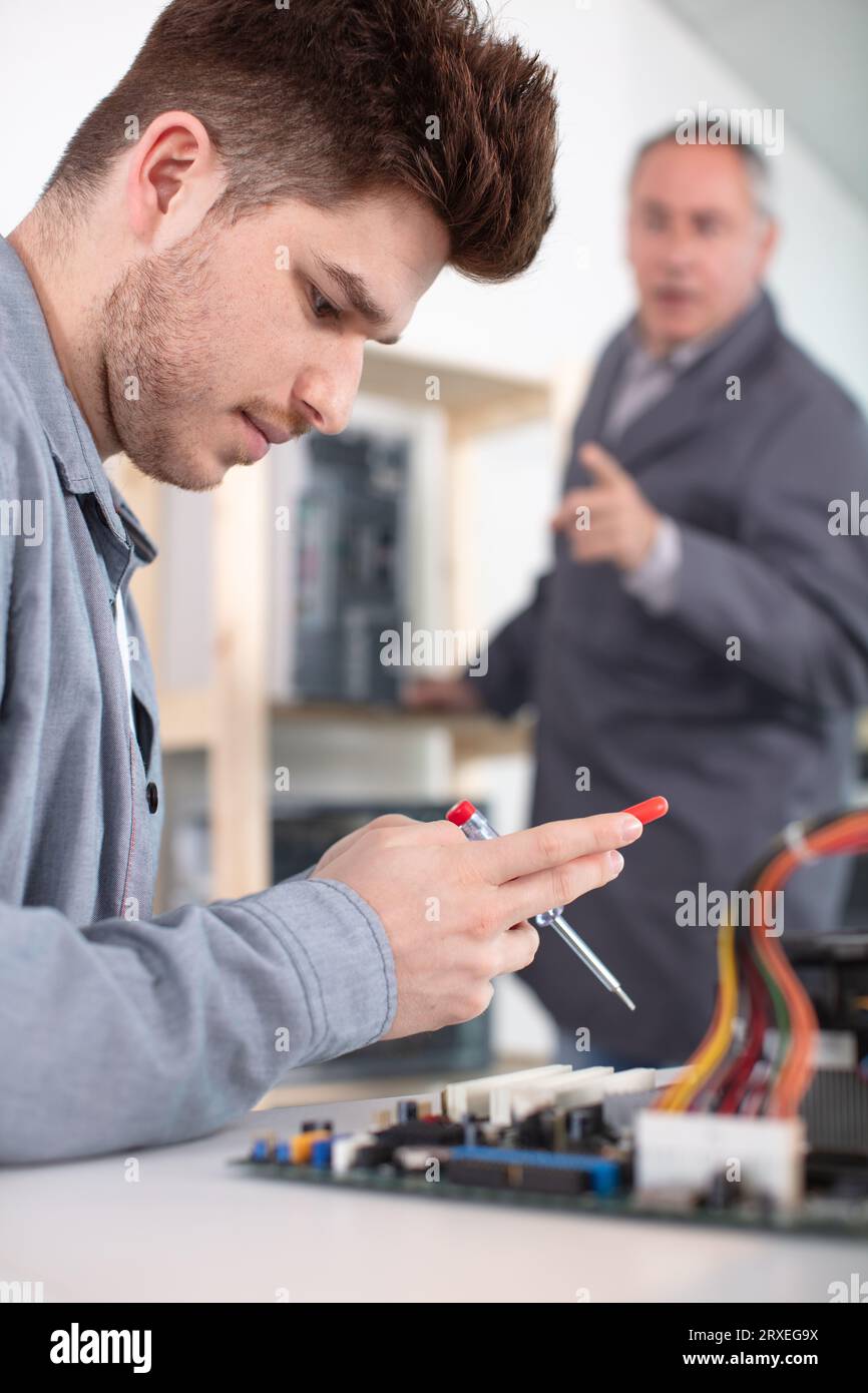 Hitech classroom hi-res stock photography and images - Alamy