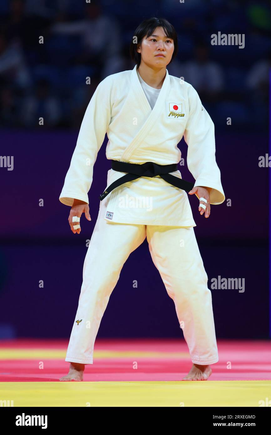 Hangzhou, China. 25th Sep, 2023. Shiho Tanaka (JPN) Judo : Women's Individual -70kg Semi-final ...