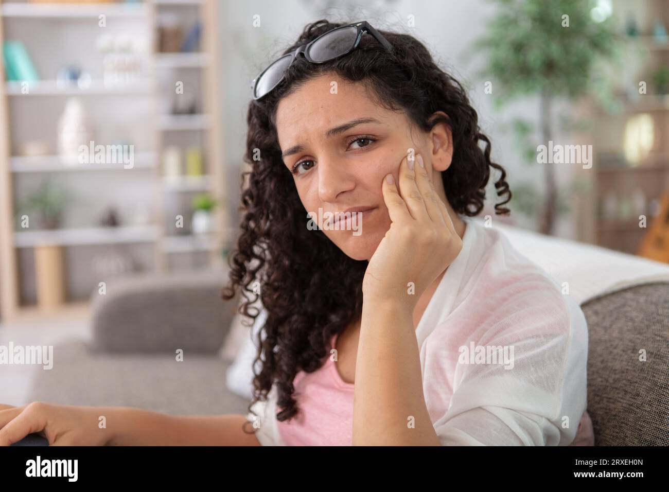 Cheerless female hi-res stock photography and images - Alamy