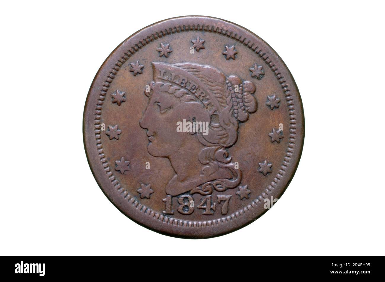 American Large Cent Stock Photo - Alamy