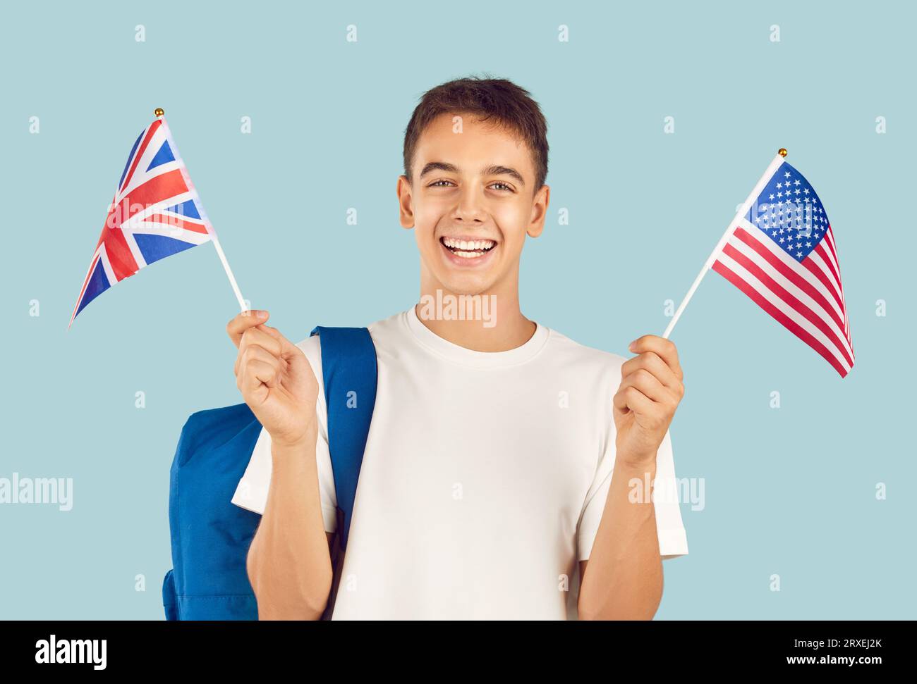 English school boy hi-res stock photography and images - Alamy