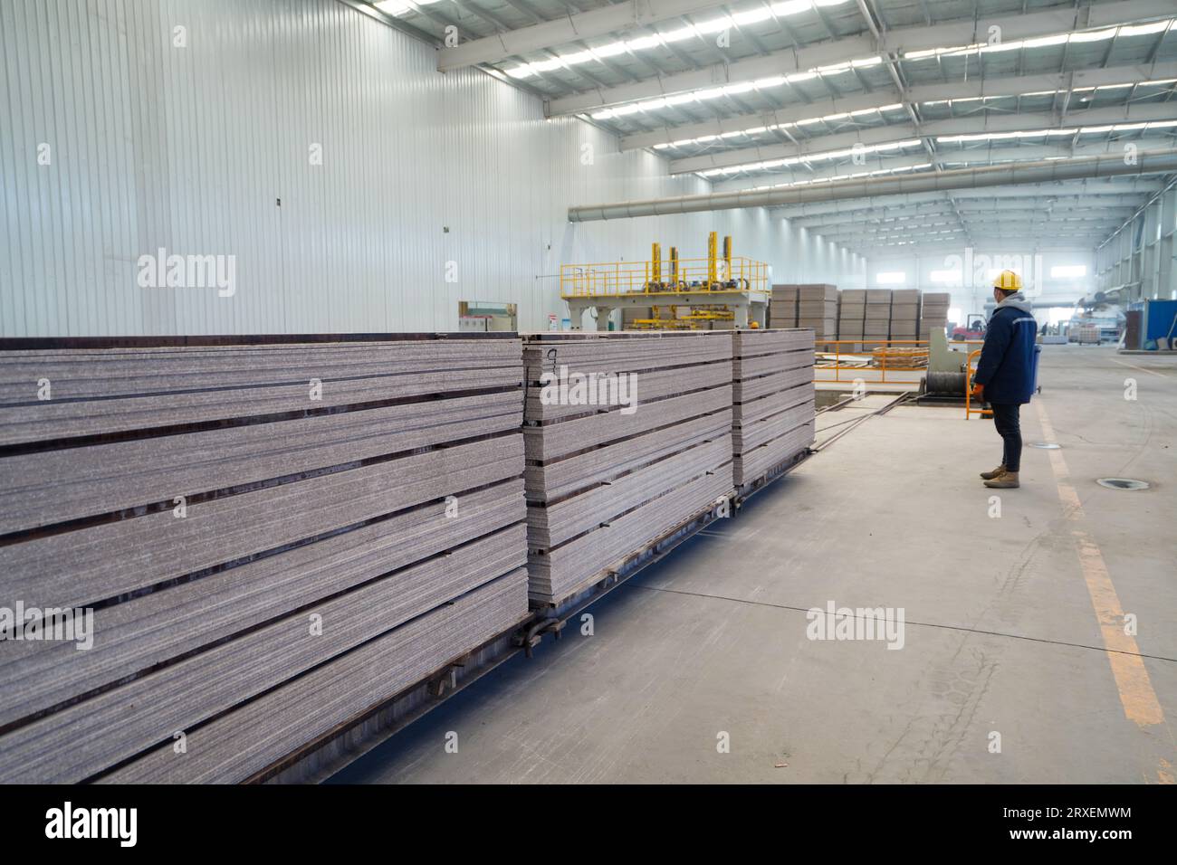 Luannan, China - February 13, 2023: Workers control traction equipment ...